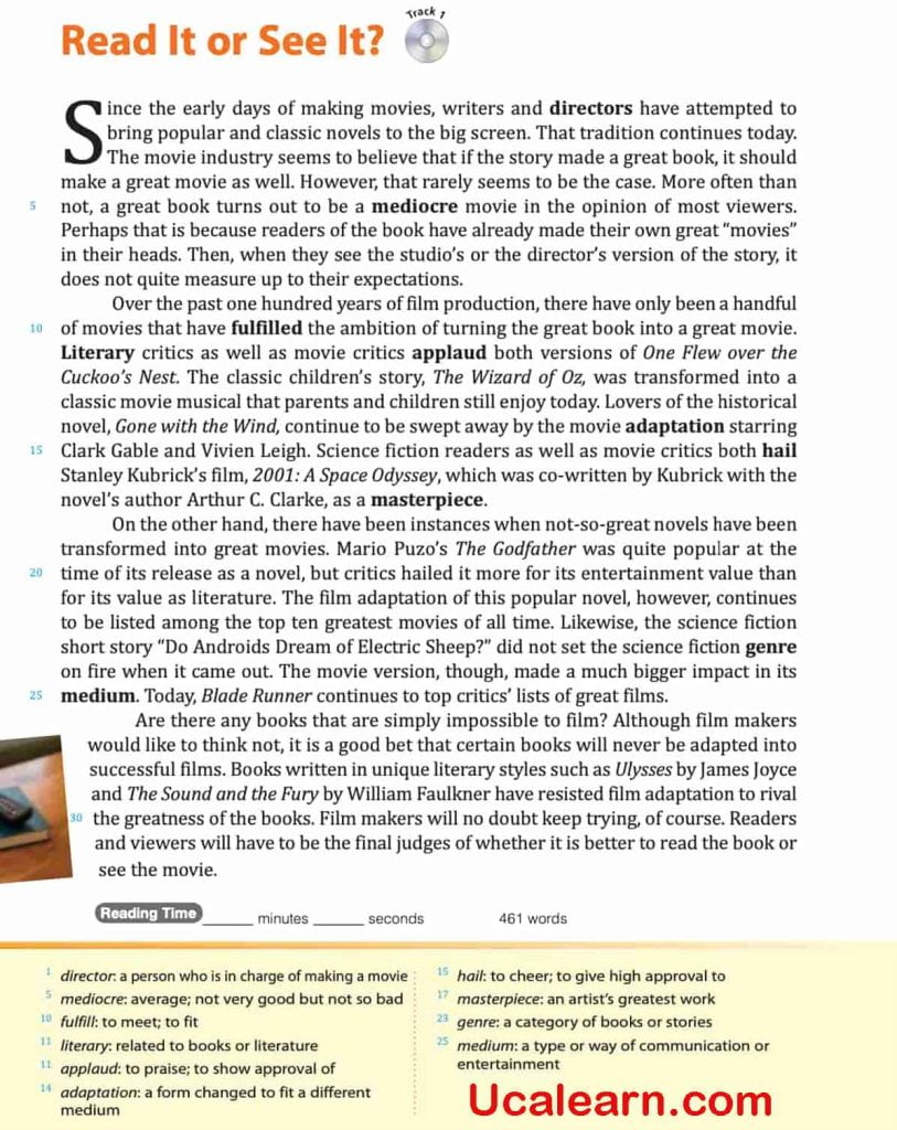 Reading Challenge 3 PDF, Audio & scripts Download