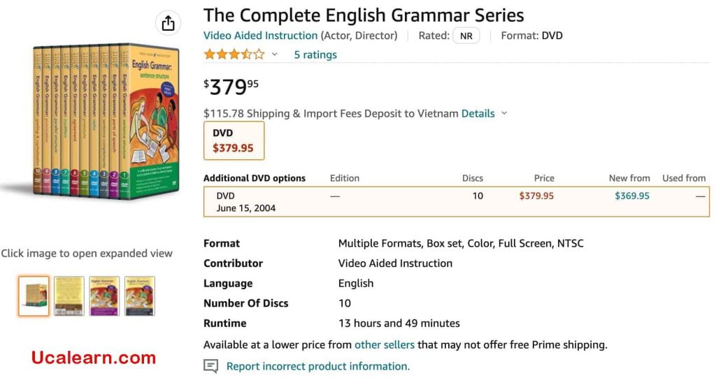 The Complete English Grammar Series (10 DVDs) - Download Full