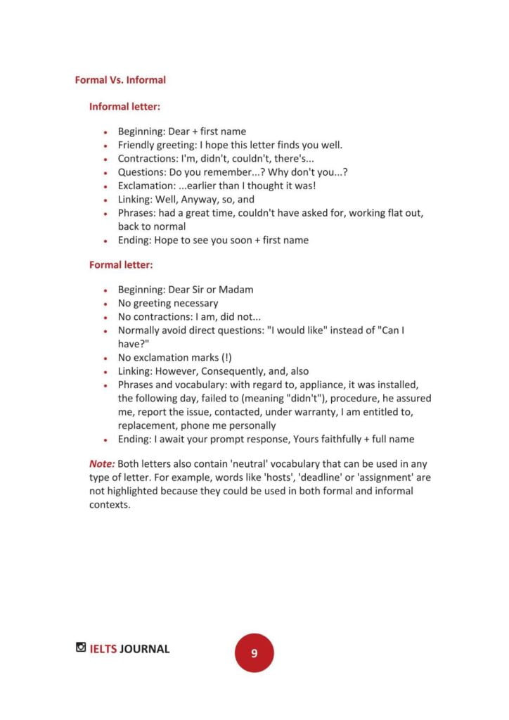 IELTS Journal Task 1 IELTS Writing PDF - Ucalearn