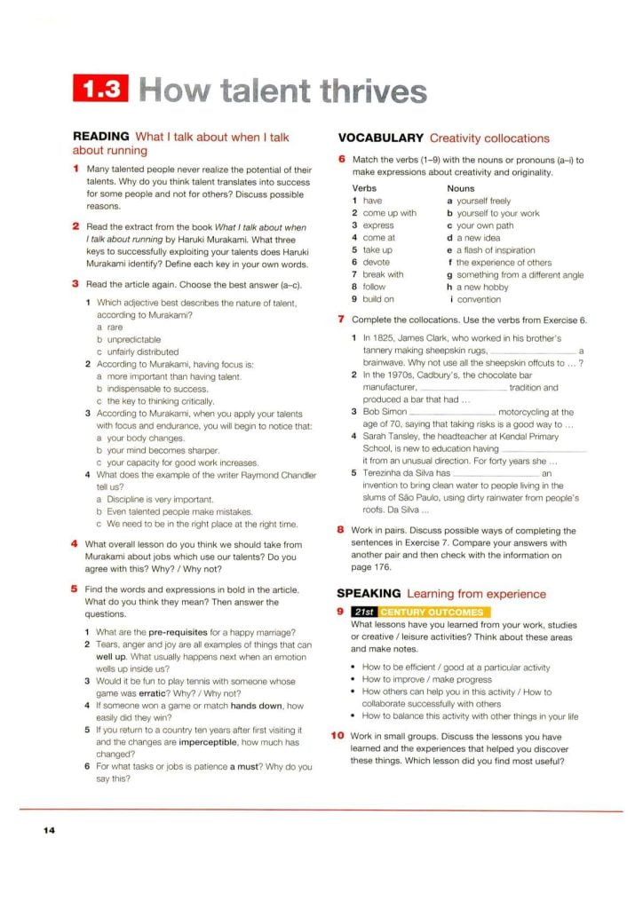 Keynote Proficient Student's book, workbook, Key, Audio download