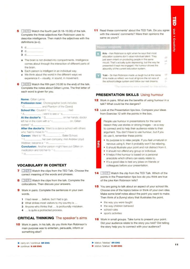 Keynote Proficient Student's book, workbook, Key, Audio download