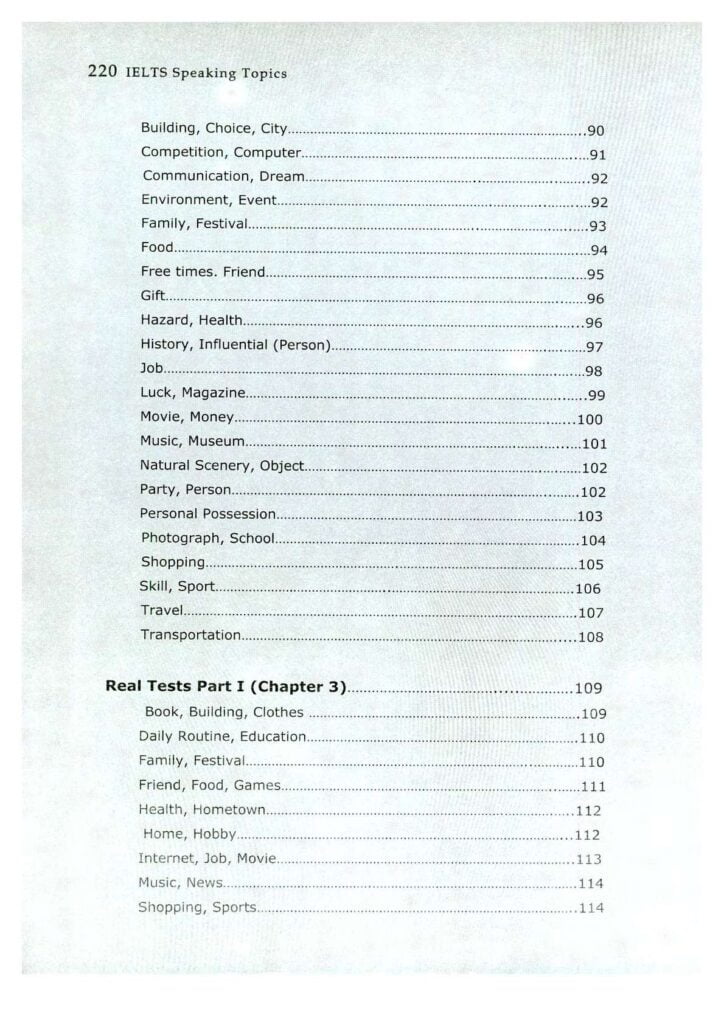 220 Ielts Speaking Topics Pdf Audio Ucalearn