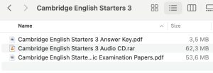 Cambridge Starters Authentic Practice Tests 4 levels PDF