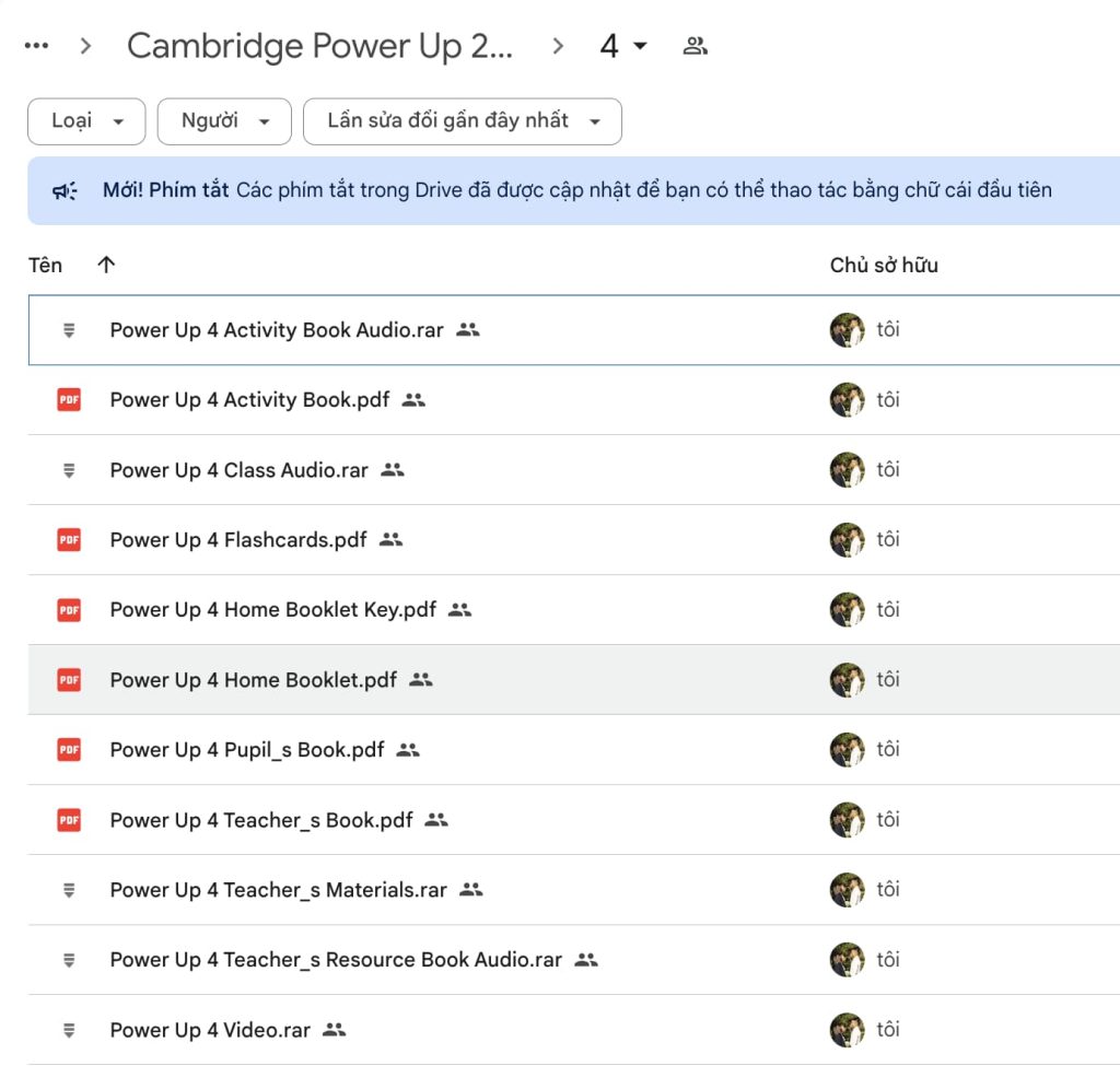 Cambridge Power Up 7 levels PDF, Resources Download