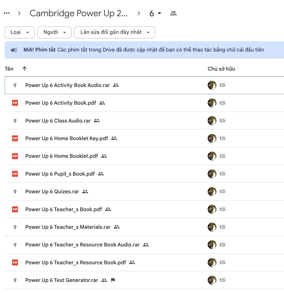 Cambridge Power Up 7 levels PDF, Resources Download