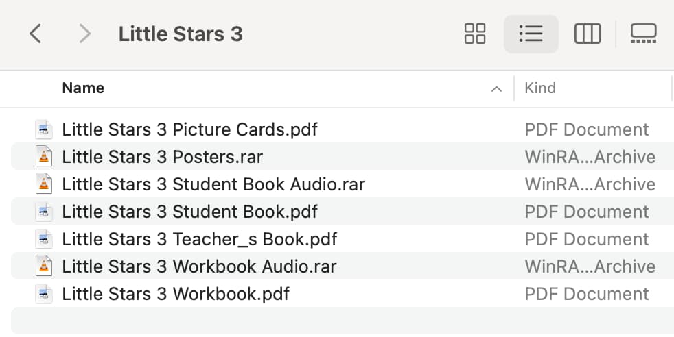 Pearson Little Stars 3 Levels PDF, Resources